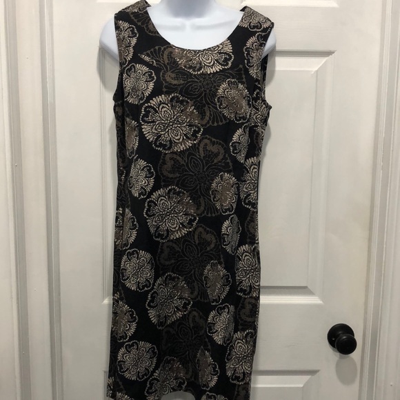 Dresses | 212 Collection Black Floral Print Dress 8 | Poshmark